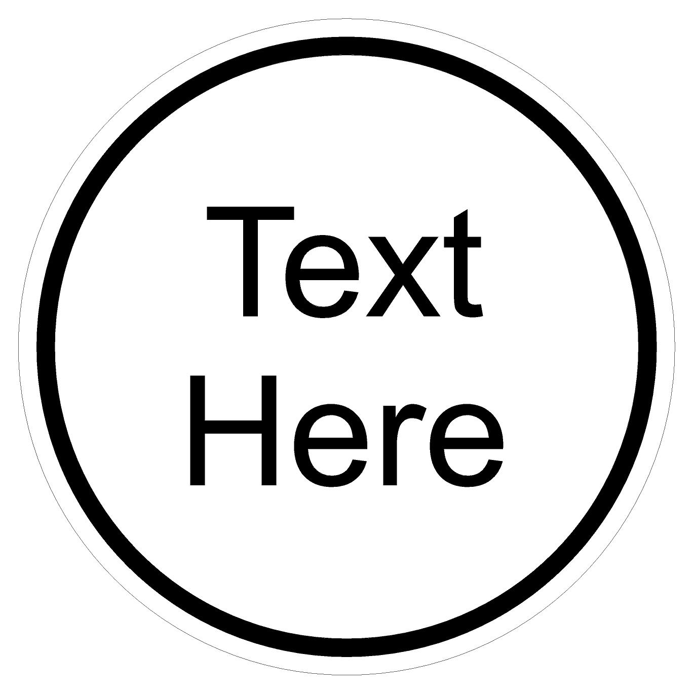 Circle Signs Archives - ROW Signs and Graphics