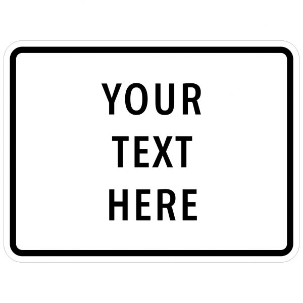 Rectangle Signs Horizontal Archives - ROW Signs and Graphics