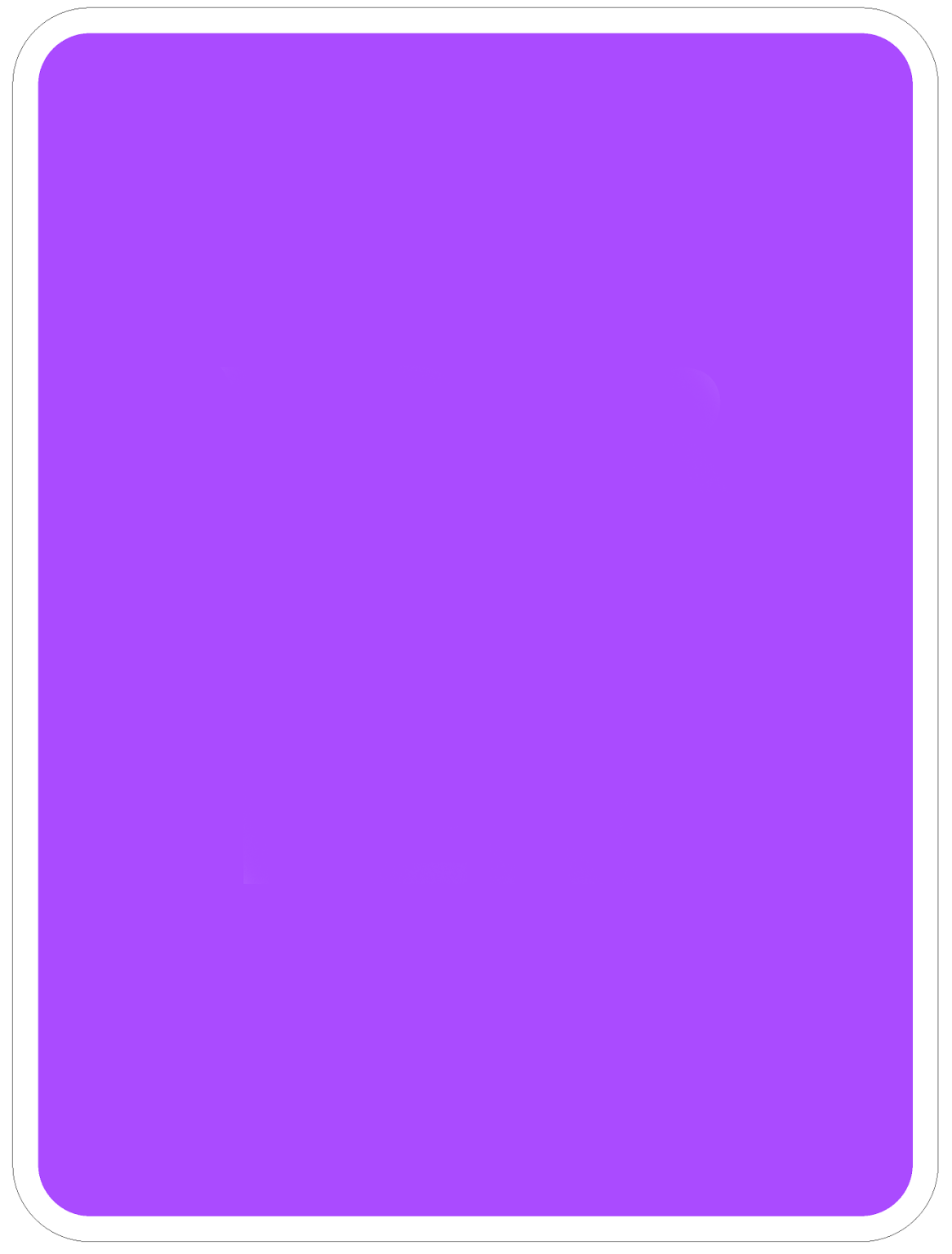 30" x 24" Custom Purple Vertical Rectangle Sign - ROW Signs and Graphics